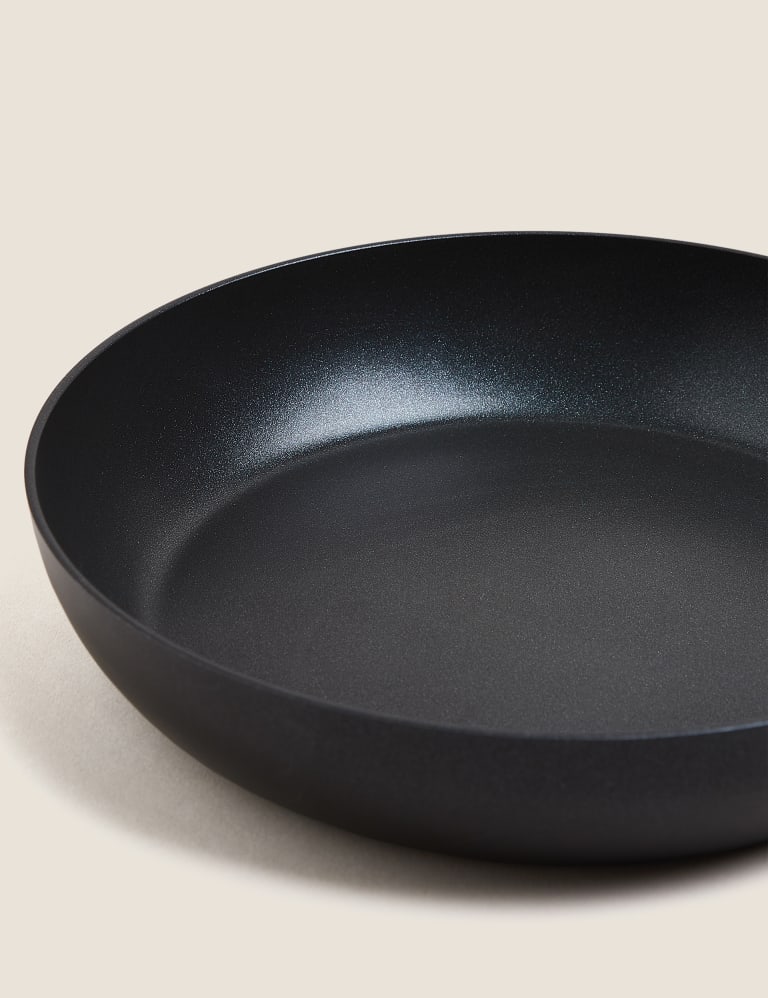 Black Aluminium 24cm Medium Non-Stick Frying Pan | M&S Collection | M&S