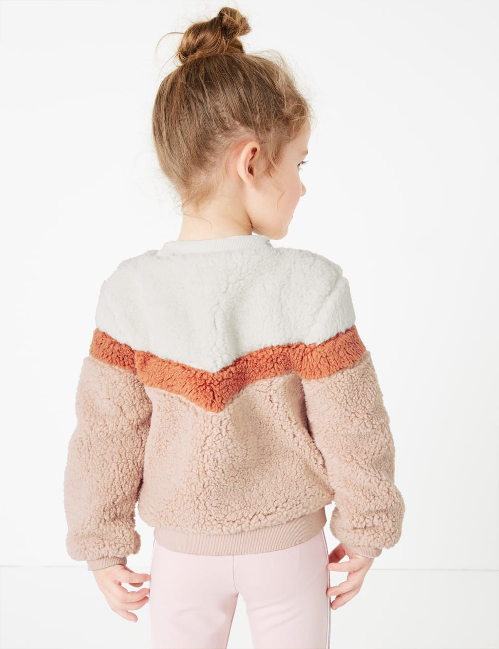 Borg Bomber Jacket (2-7 Years) | M&S
