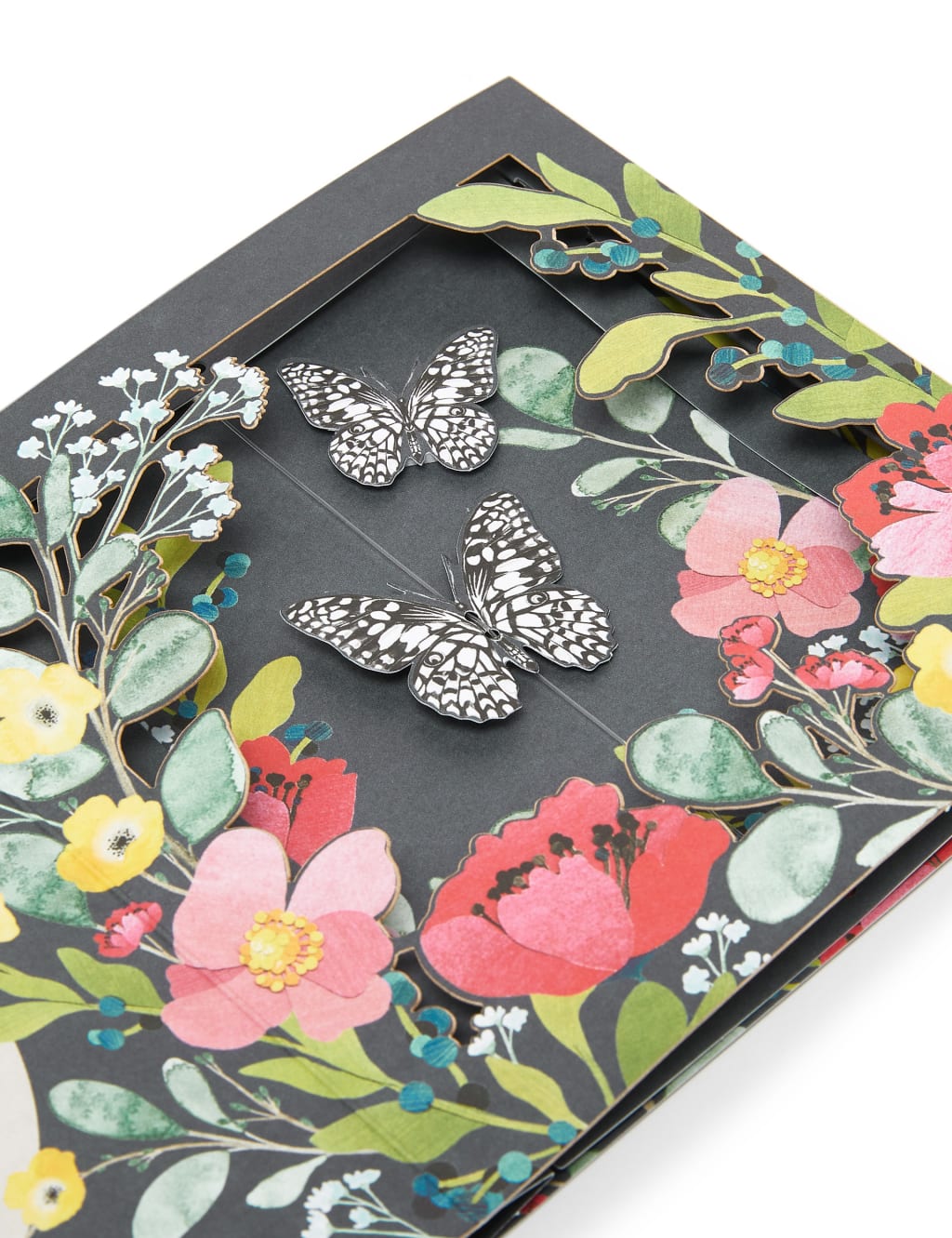 Boxed 3D Floral Design Birthday Card | M&S