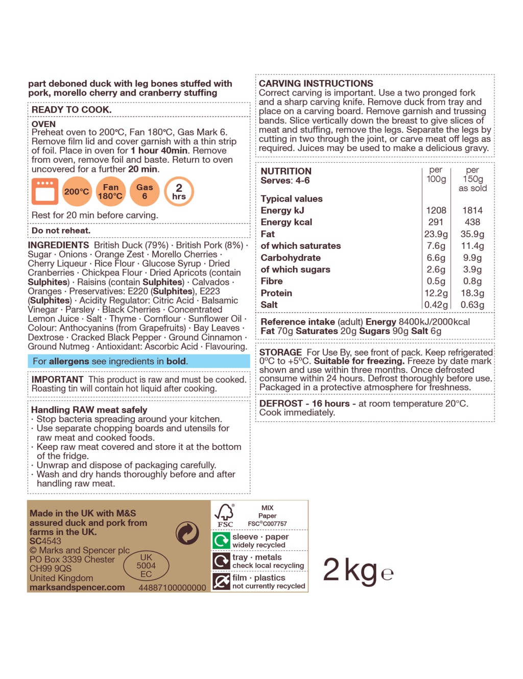 British Whole Duck | M&S
