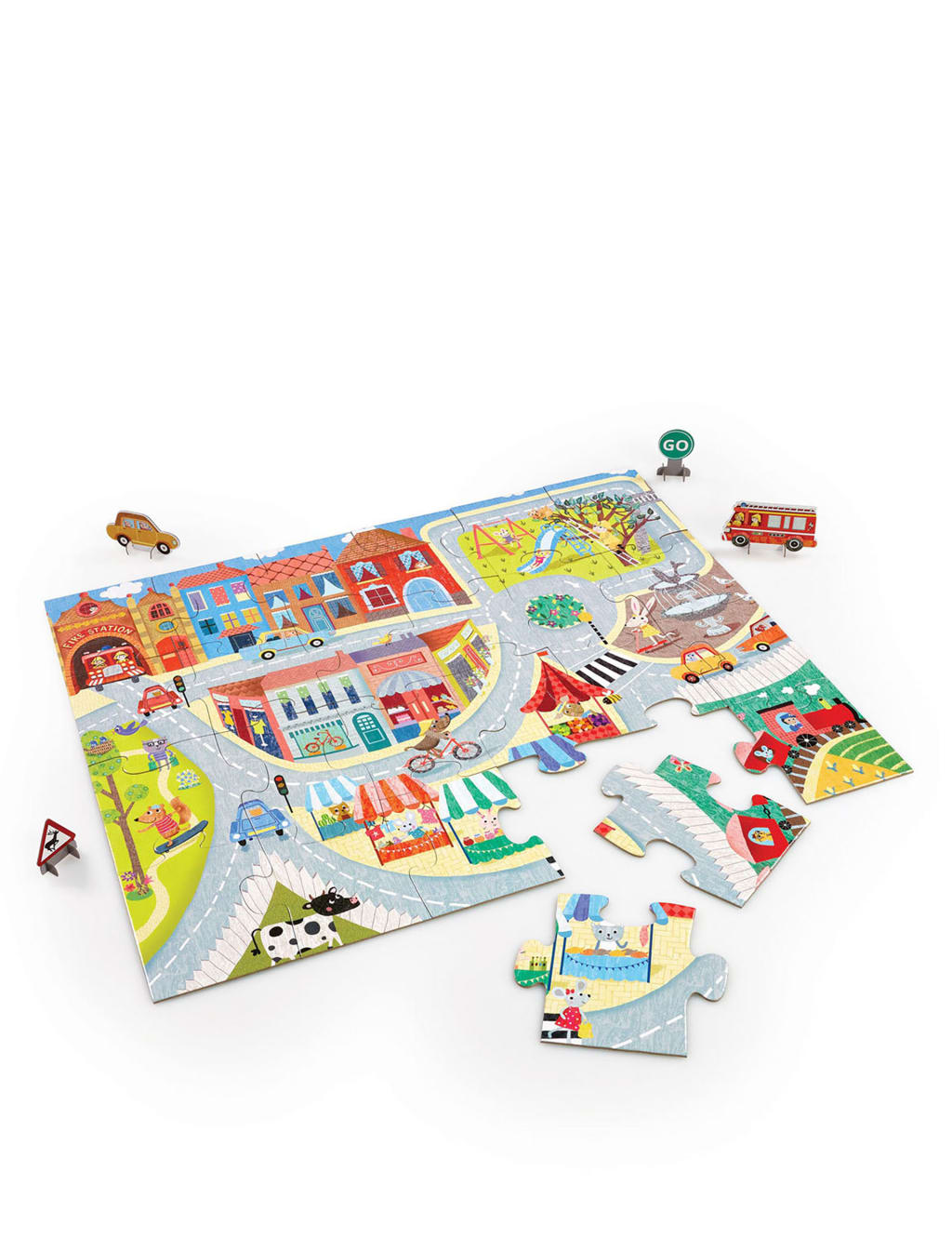 Busy Town Puzzle (3 Yrs+) | Early Learning Centre | M&S