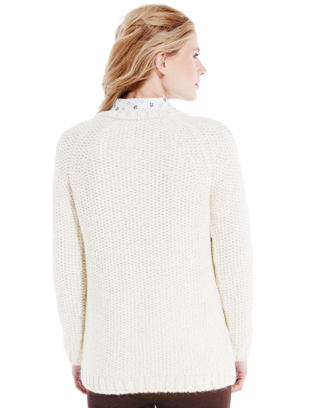 Cable Knit Jumper | Indigo Collection | M&S