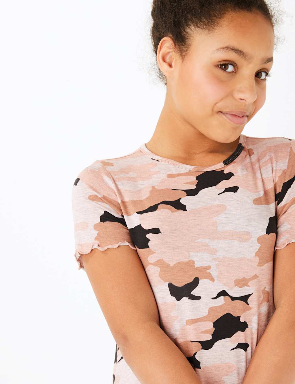 Camouflage Print Dress (6-16 Yrs) | M&S