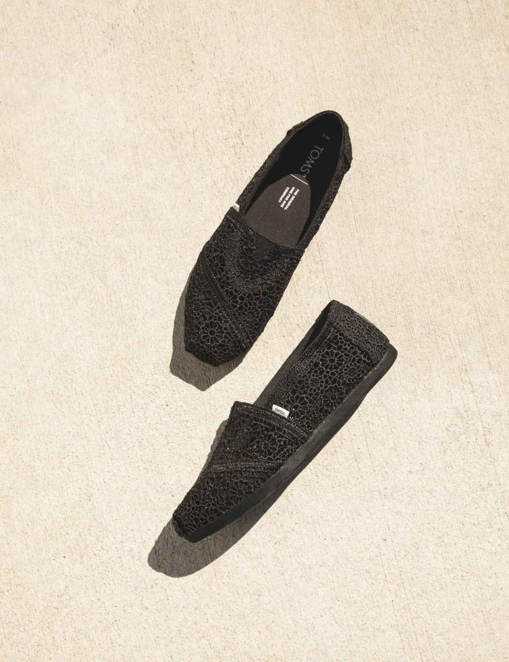 Canvas Embroidered Espadrilles | TOMS | M&S