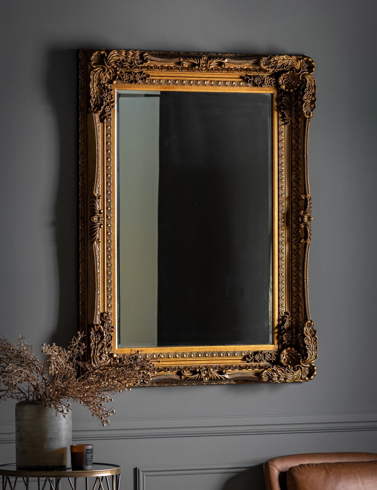 Carved Louis Extra Large Rectangular Mirror | Gallery Home | M&S