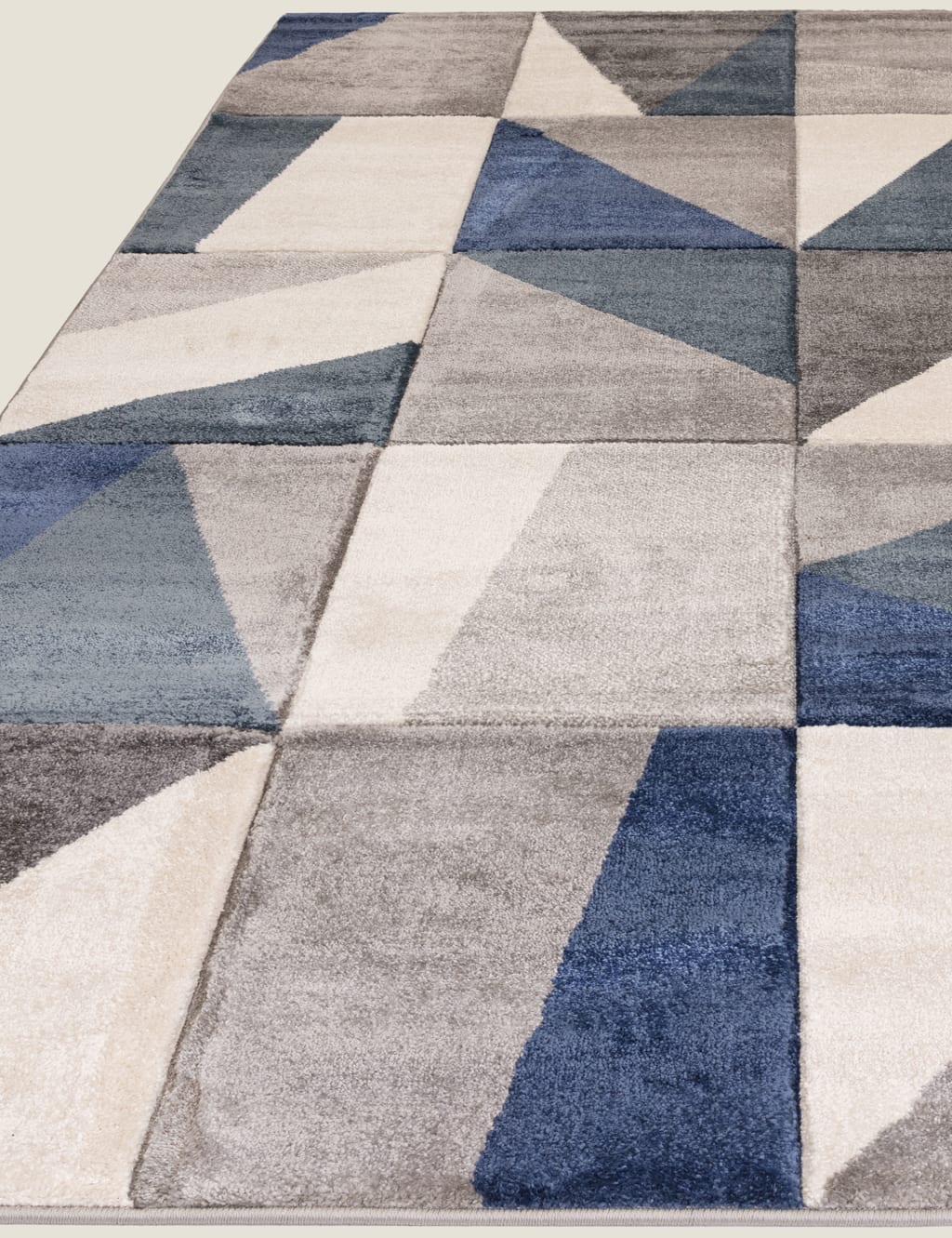 Carved Triangles Rug | Asiatic | M&S