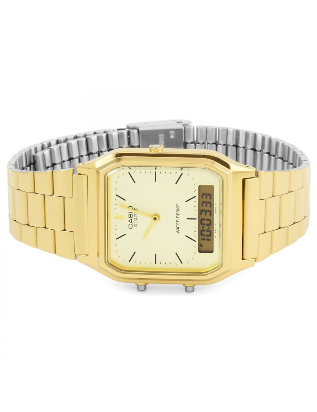 Casio Collection Gold-Plated Chronograph Watch | Casio | M&S
