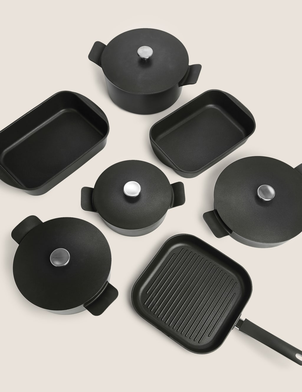 Cast Aluminium Griddle Pan | M&S Collection | M&S