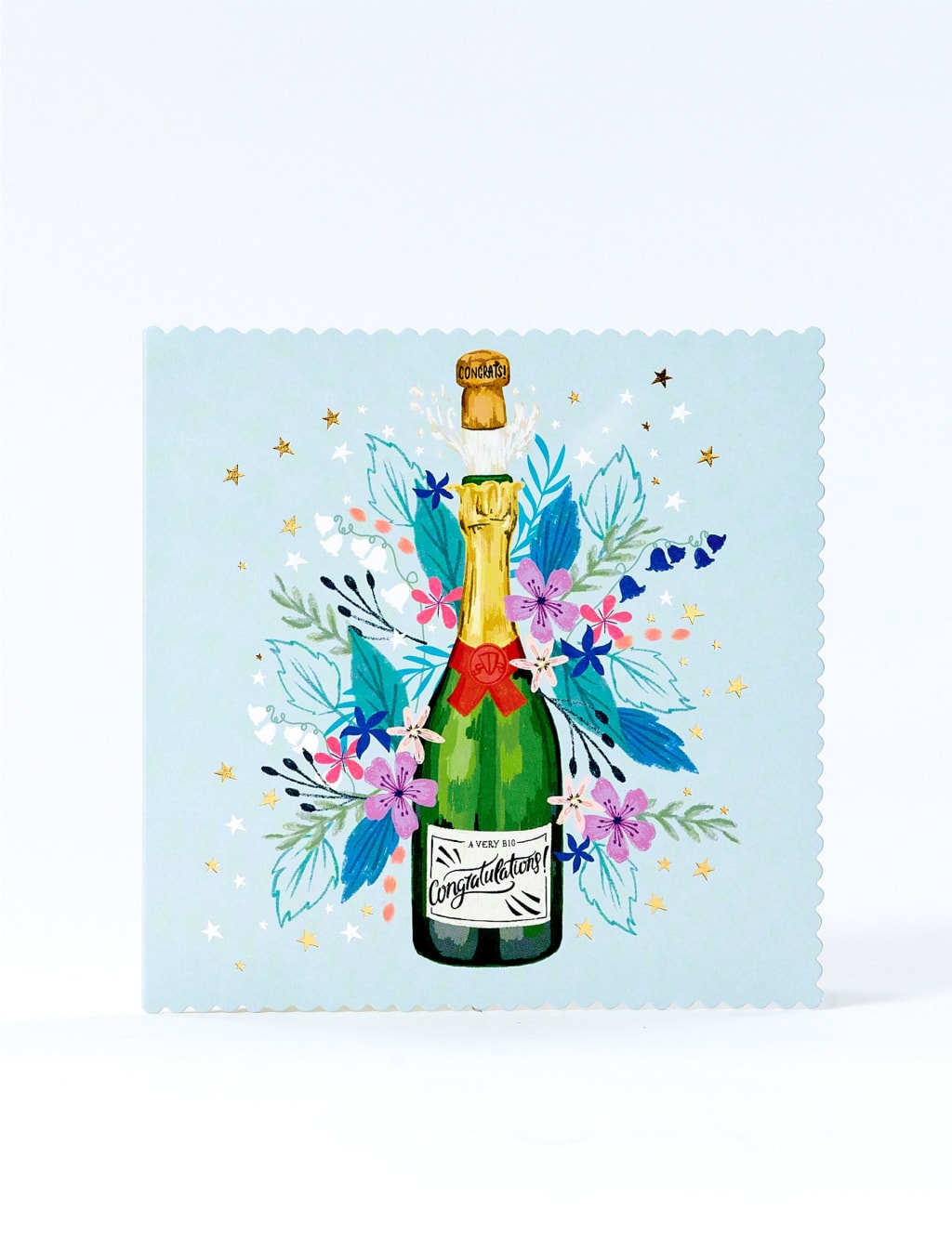 Champagne Congratulations Card | M&S