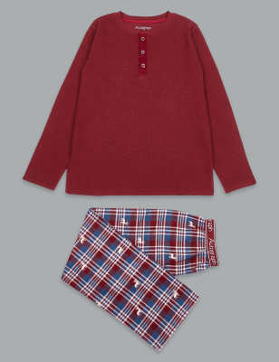 Checked Pyjamas (1-16 Years) | Autograph | M&S