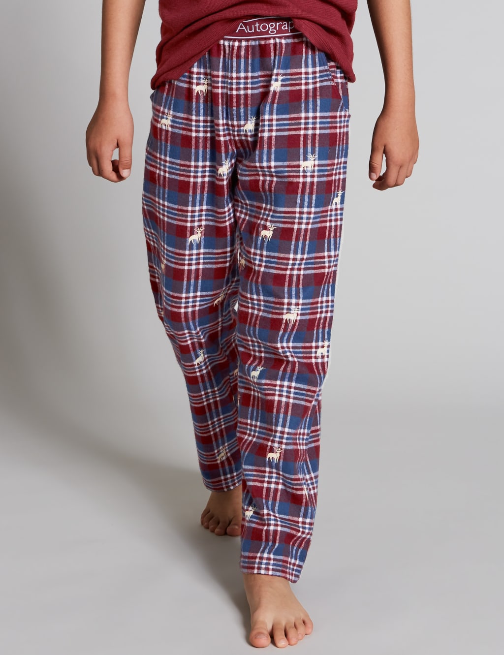 Checked Pyjamas (1-16 Years) | Autograph | M&S