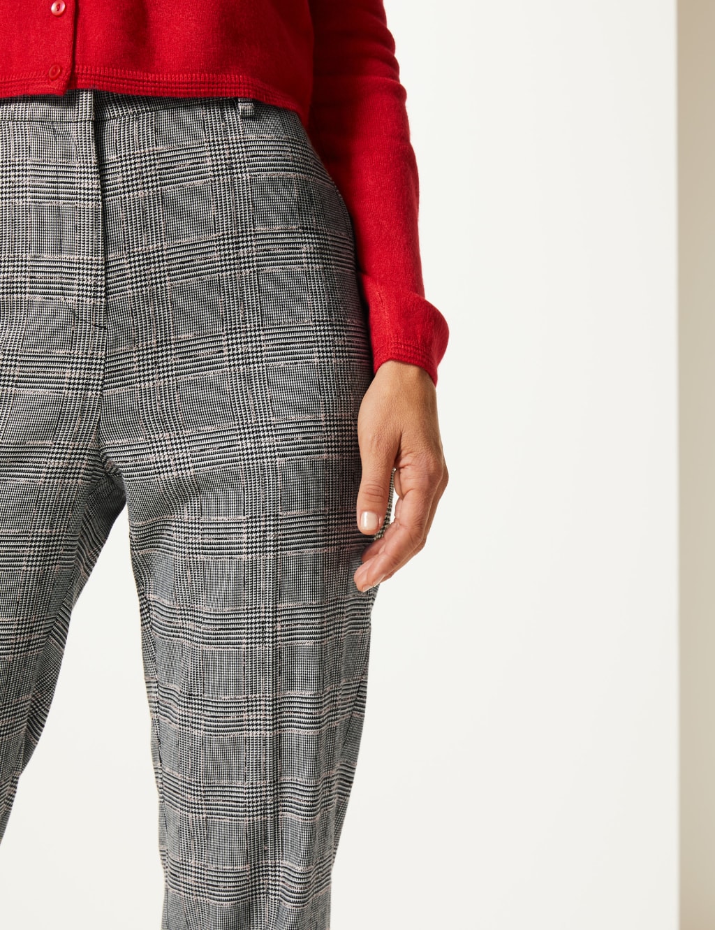 Checked Trousers | M&S Collection | M&S