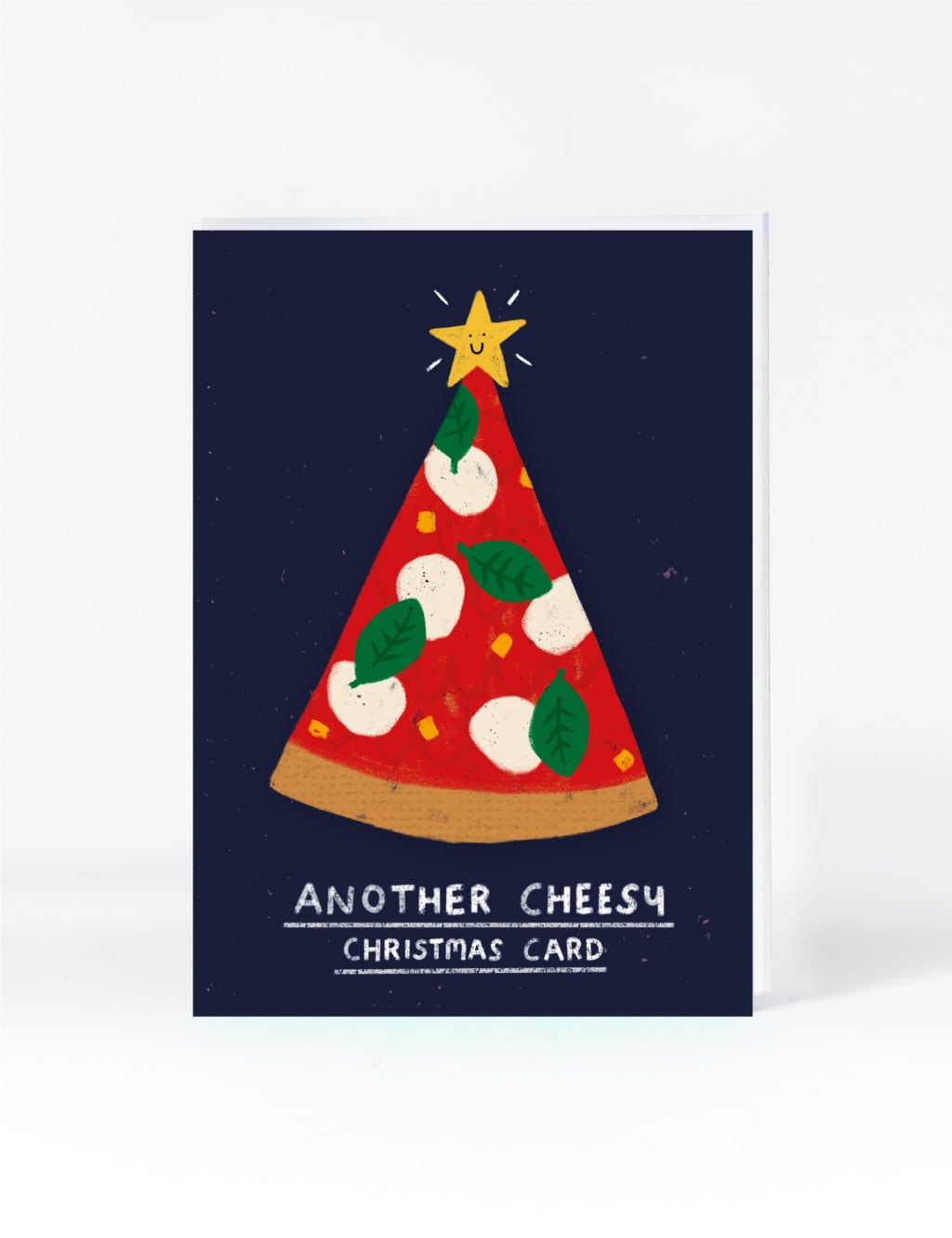 Cheesy Pizza Christmas Card | M&S