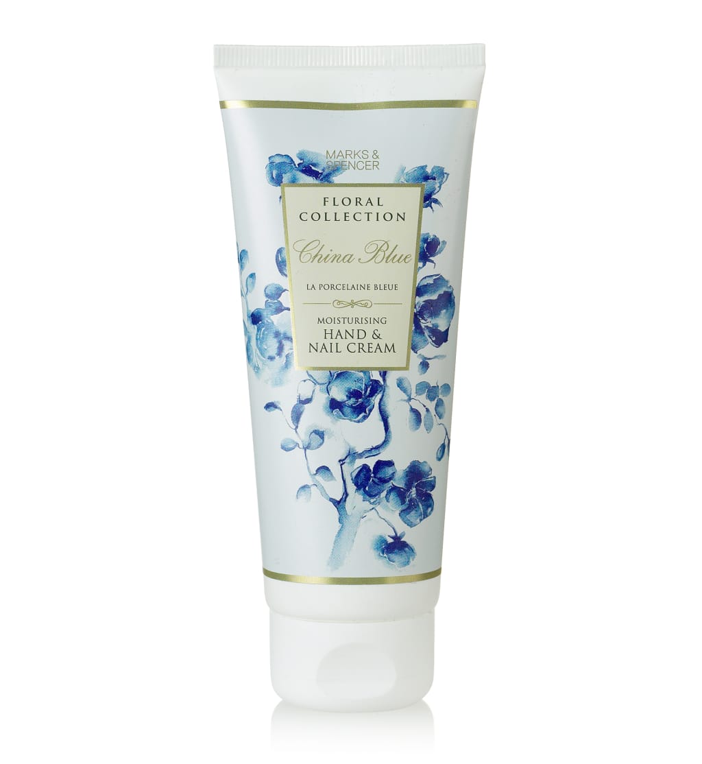 China Blue Hand & Nail Cream 100ml | Floral Collection | M&S