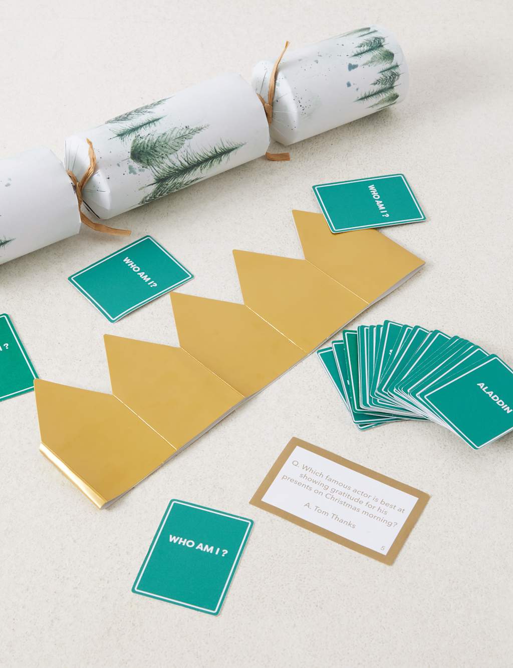 Christmas Crackers with 'Who Am I?' Game - Pack of 12, 1 Design | M&S