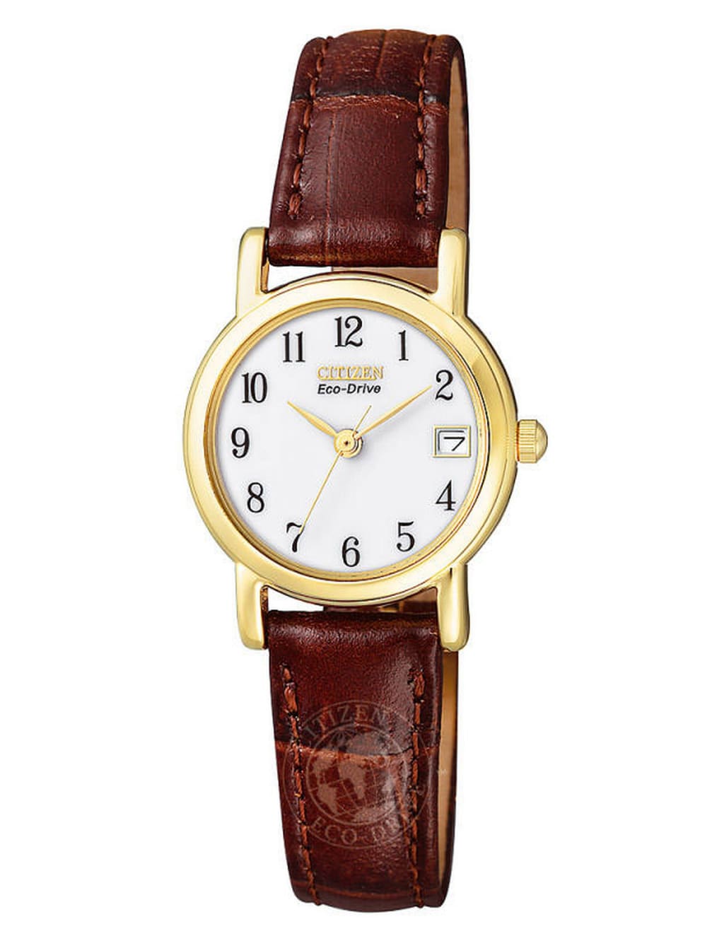Citizen Classic Eco-Drive Brown Leather Watch | Citizen | M&S