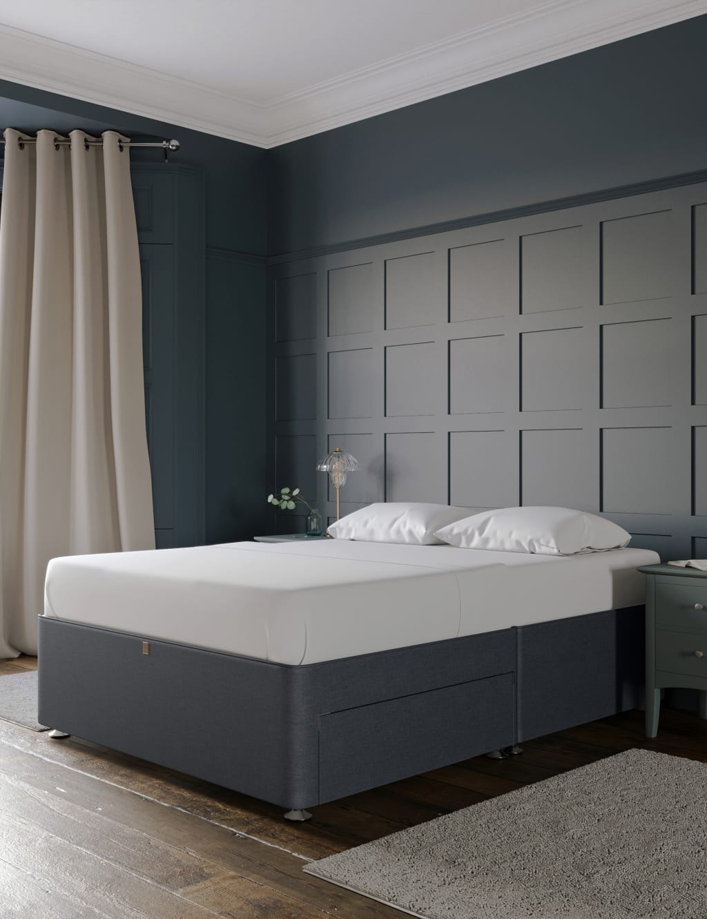 Classic Firm 2 Drawer Divan | M&S
