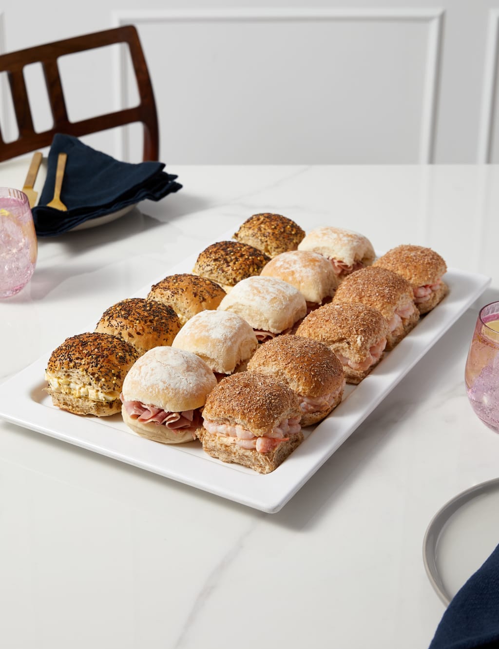 Classic Mini Roll Platter (15 Pieces) | M&S