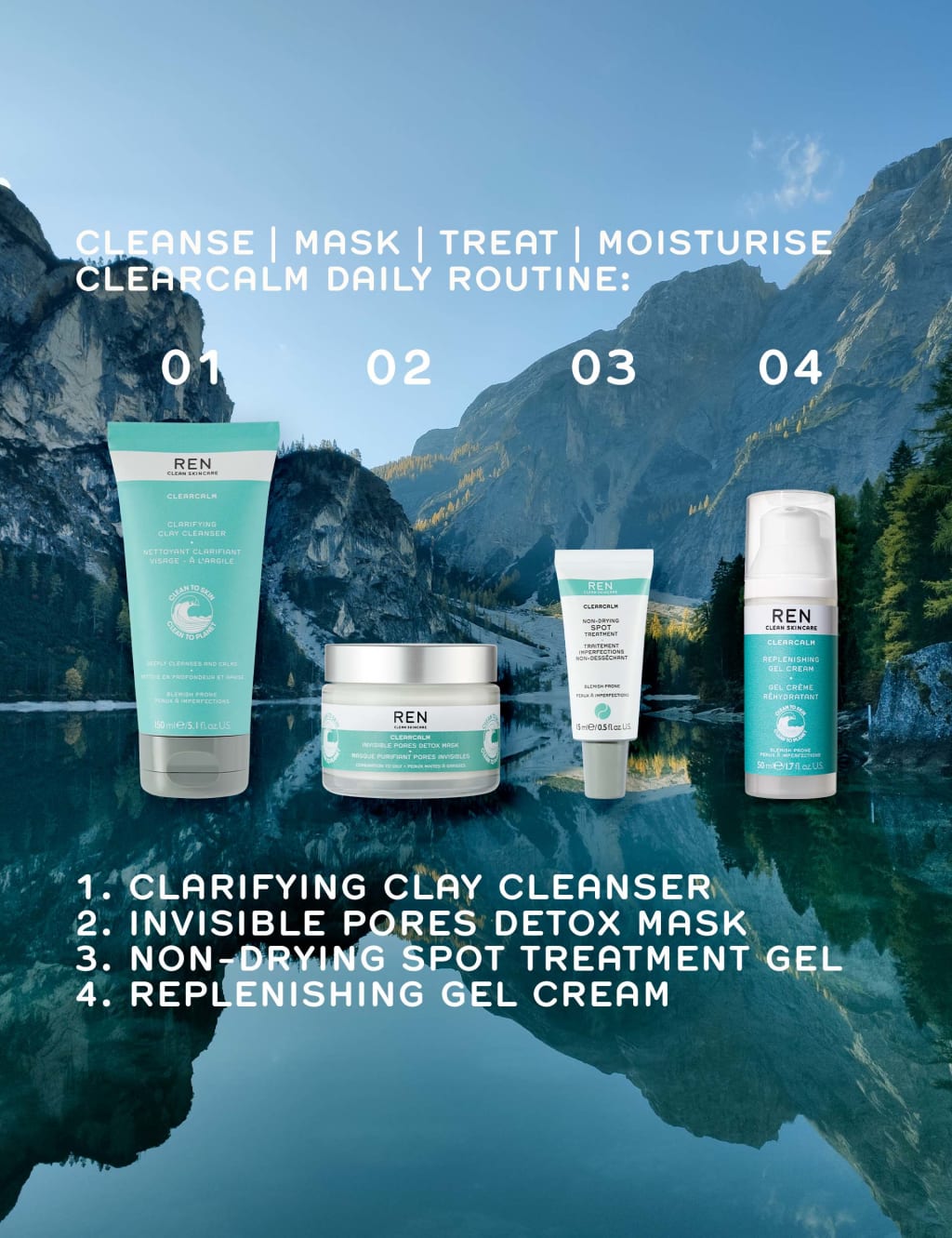 Clearcalm™ Non-Drying Spot Treatment 15ml | REN | M&S