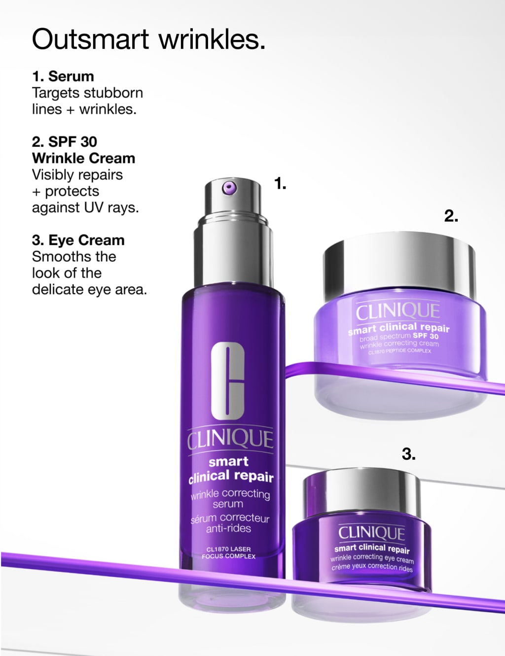 Clinique Smart Clinical Repair™ SPF 30 Wrinkle Correcting Cream 50ml ...