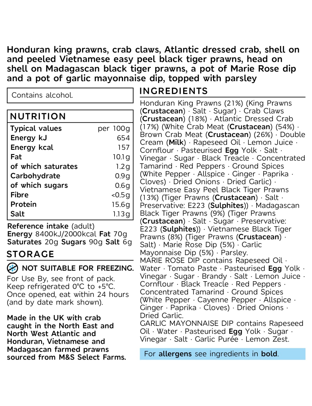 Collection Luxury Shellfish Platter (Serves 4) | M&S