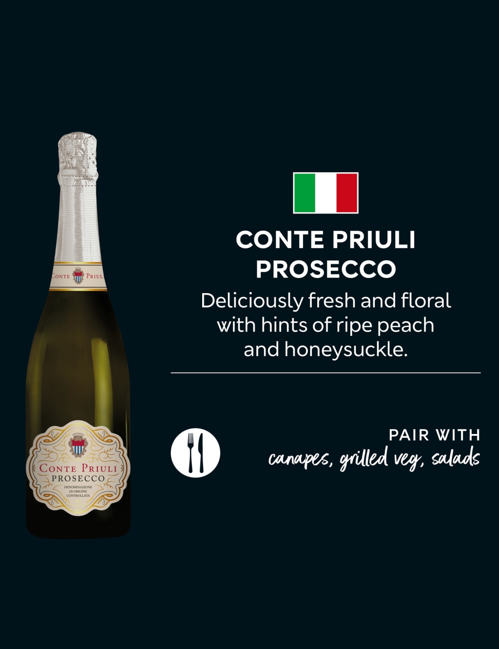 Conte Priuli Prosecco - Case of 6 | M&S
