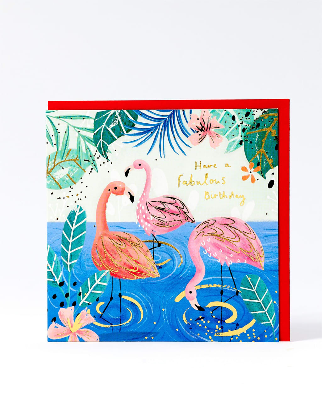 Contemporary Fabulous Flamingo Birthday Card | M&S