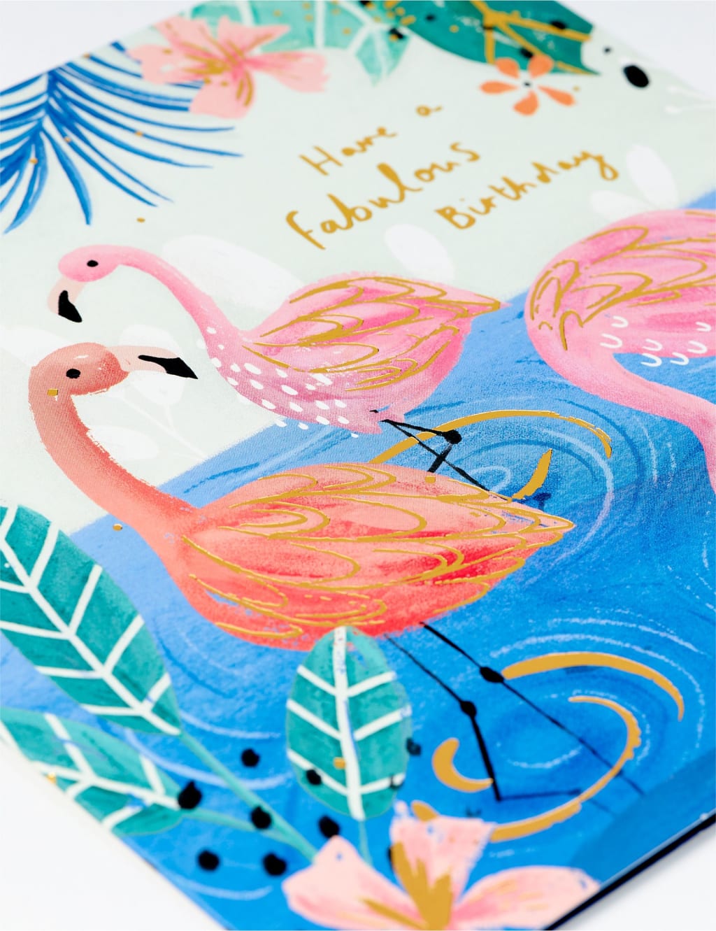 Contemporary Fabulous Flamingo Birthday Card | M&S