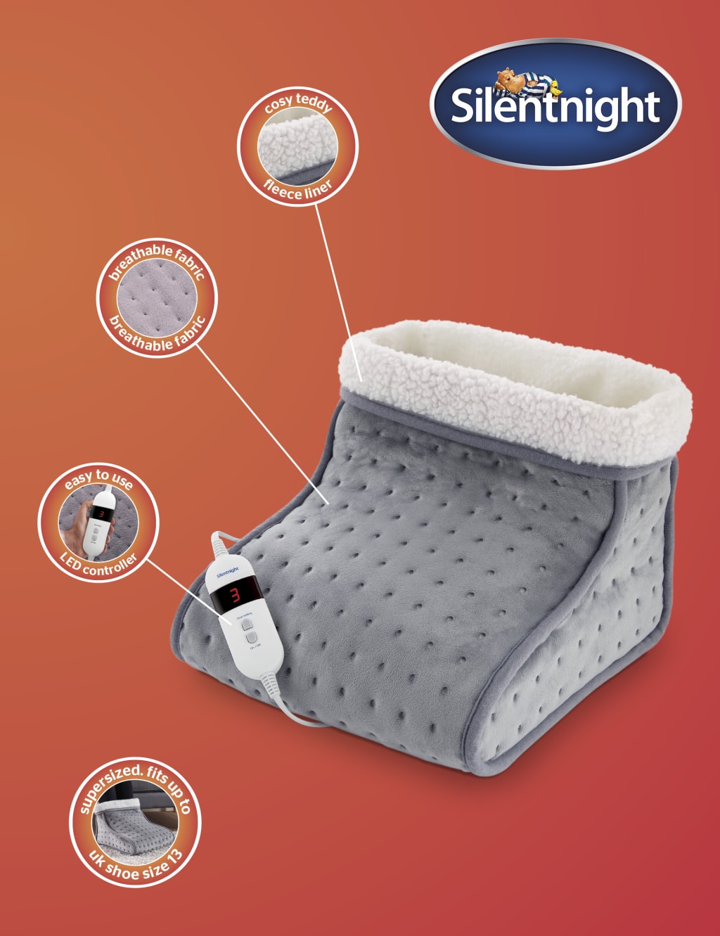 Cosy Foot Warmer | Silentnight | M&S