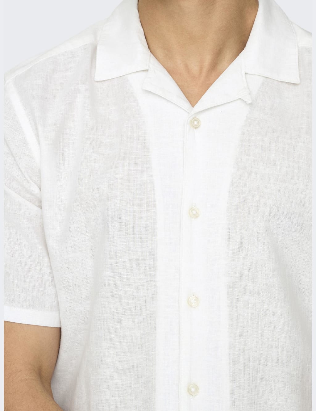 Cotton Linen Blend Shirt | ONLY & SONS | M&S