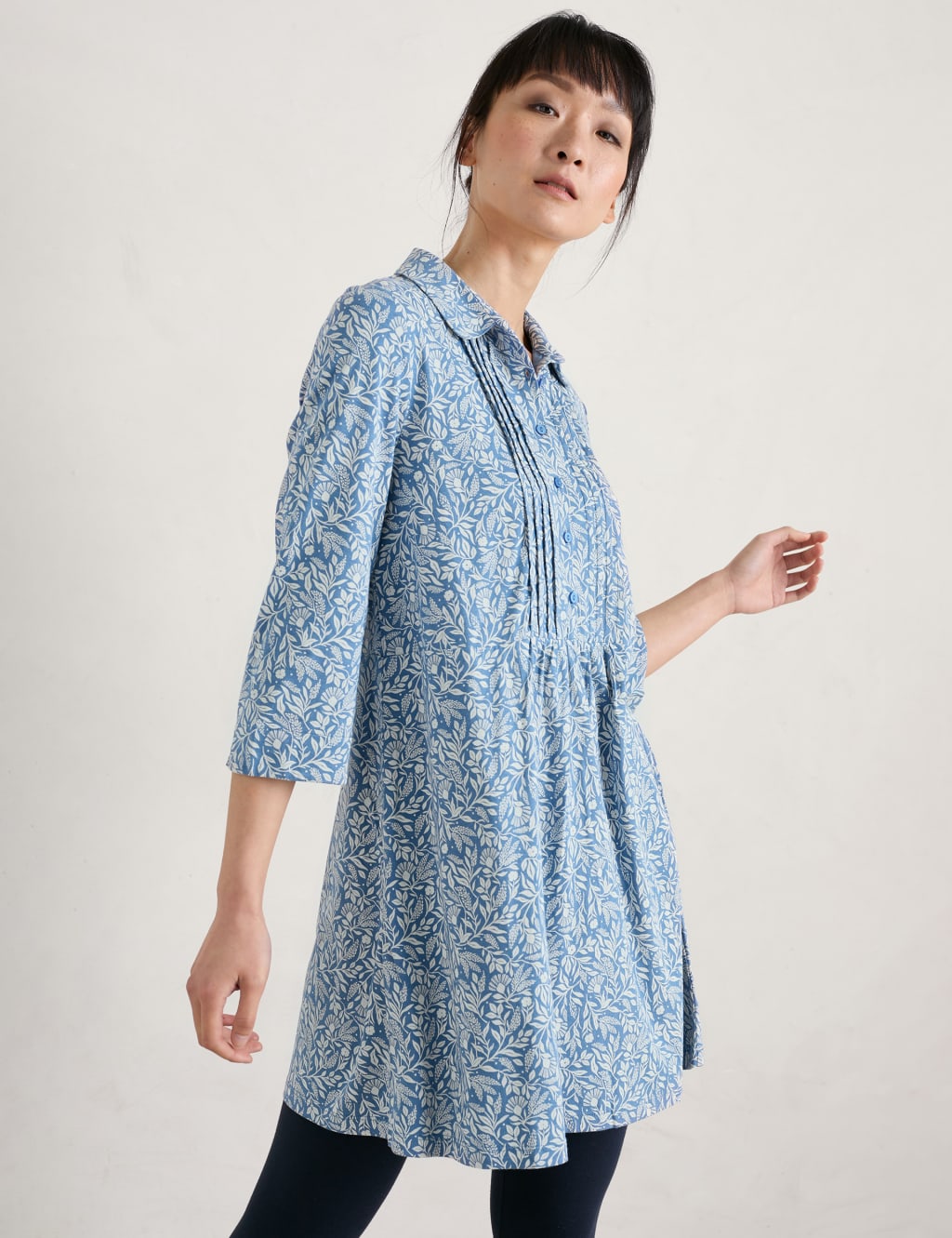 Cotton Modal Blend Floral Tunic | Seasalt Cornwall | M&S
