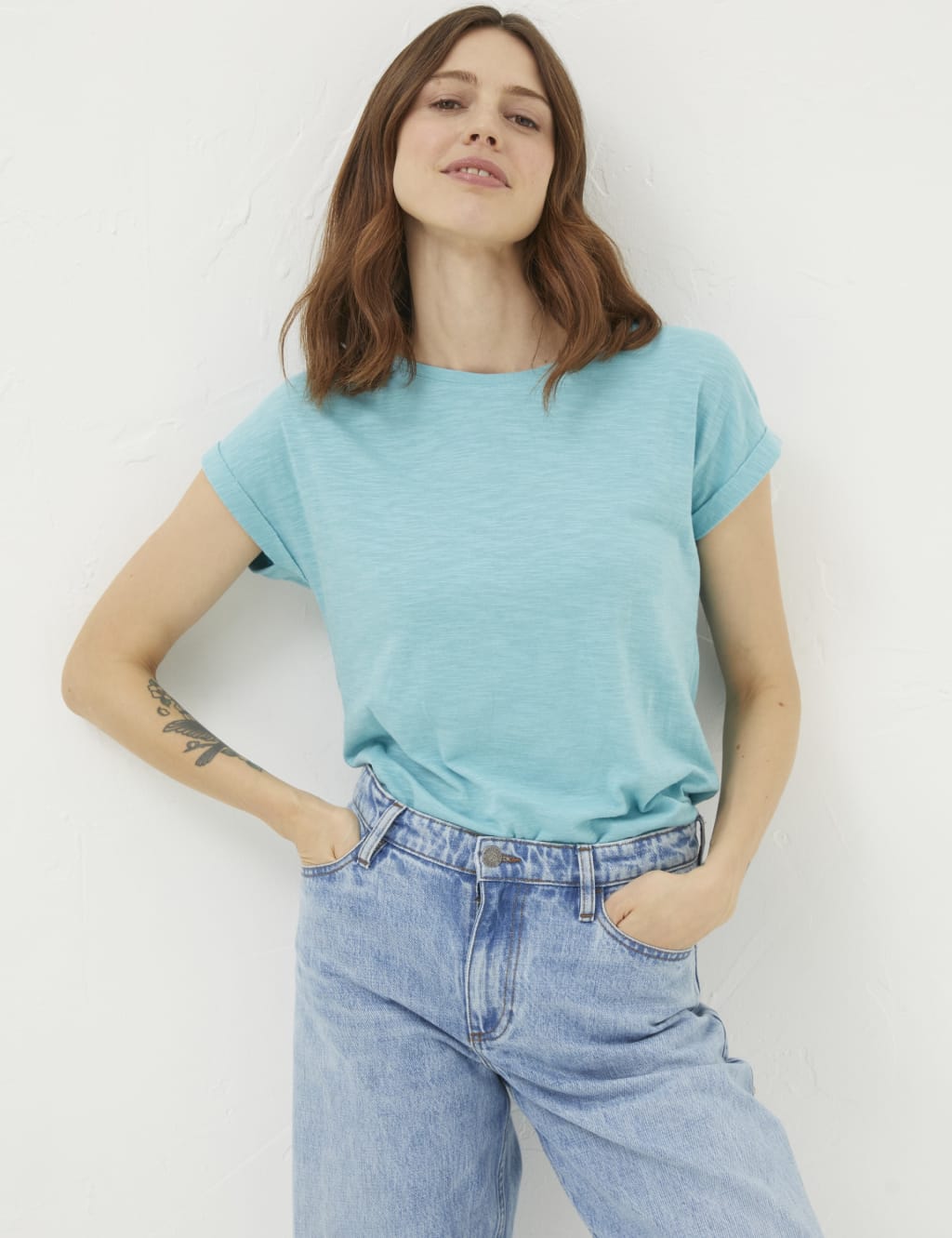 Cotton Modal Blend T-Shirt | FatFace | M&S