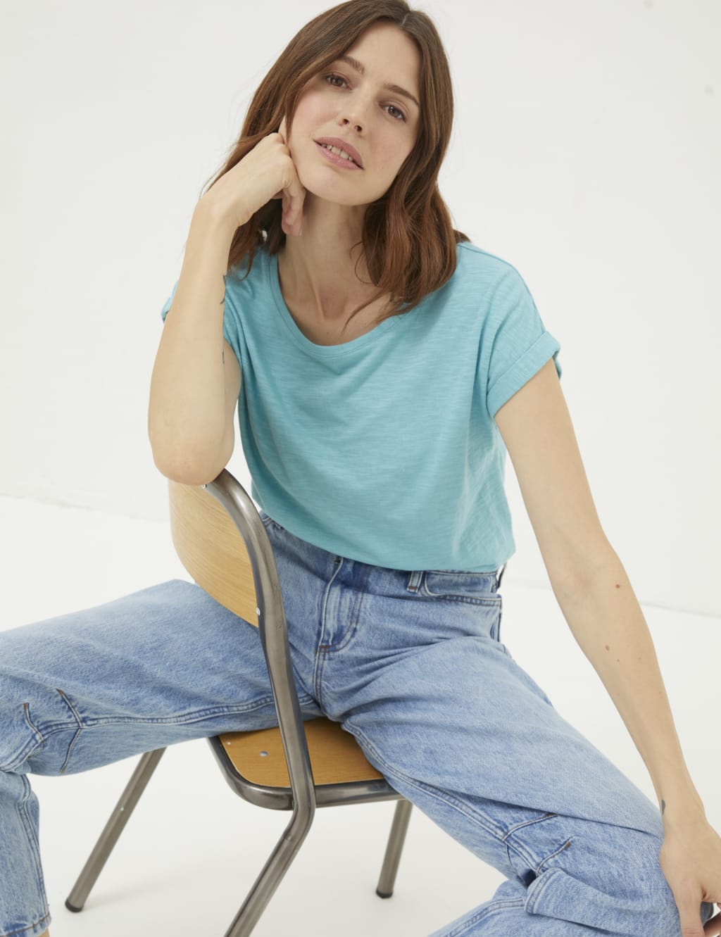 Cotton Modal Blend T-Shirt | FatFace | M&S