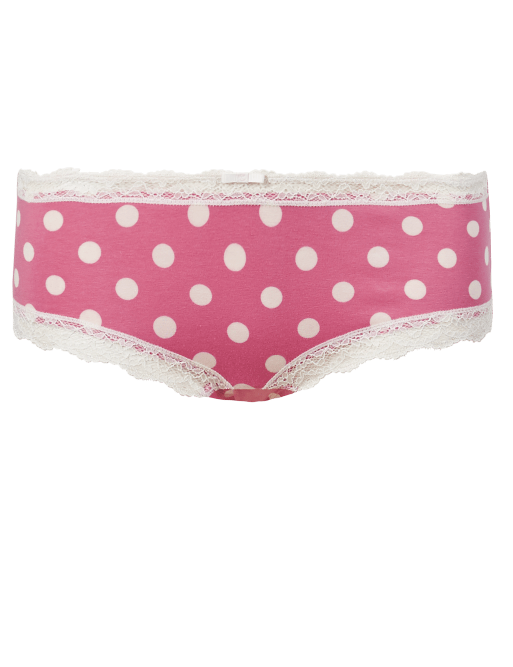 Cotton Rich Floral Lace Spotted Shorts | Limited Collection | M&S