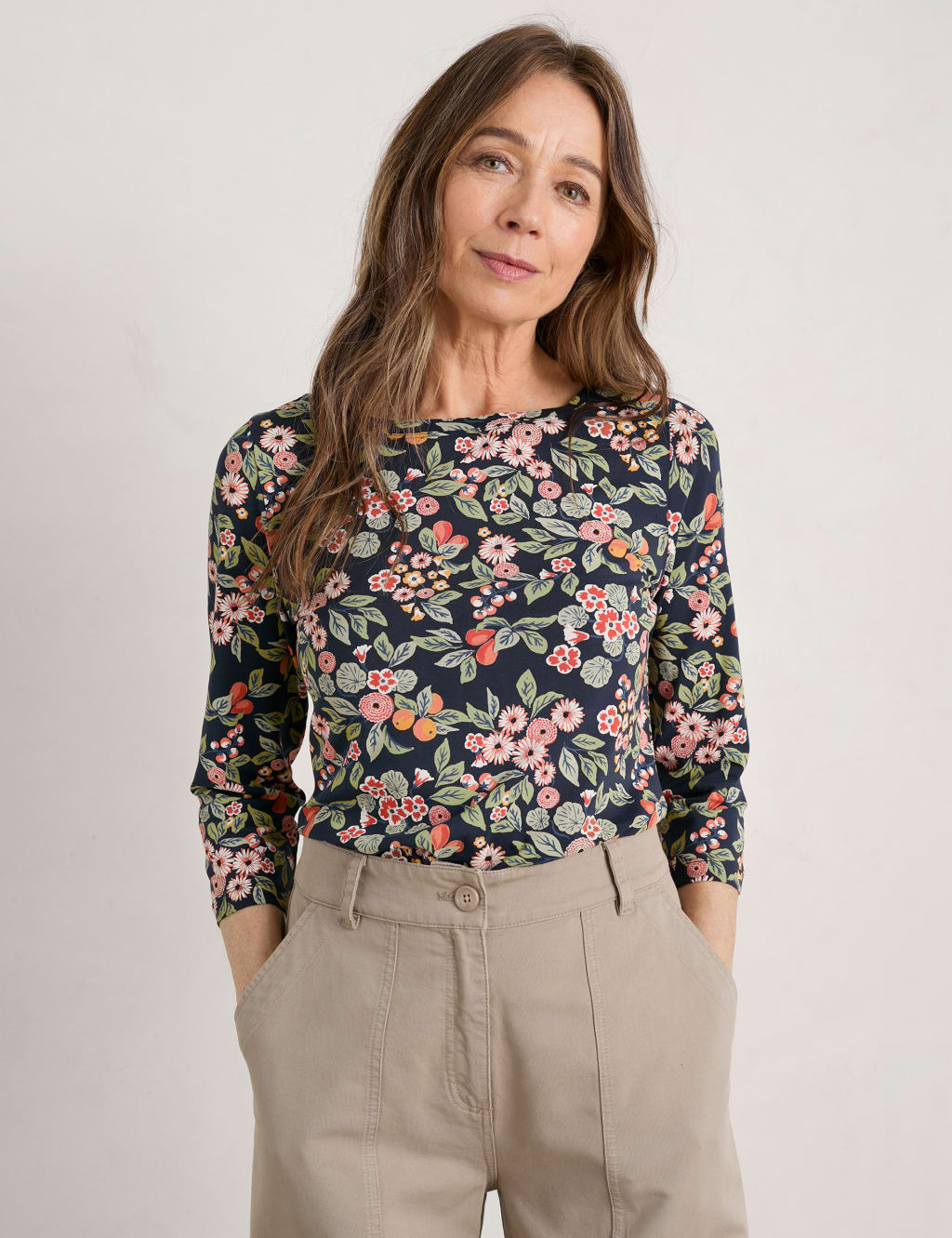 Cotton Rich Floral Top | Seasalt Cornwall | M&S