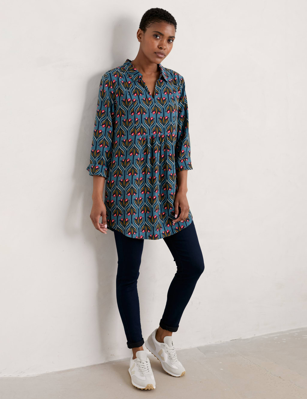 Cotton Rich Floral Tunic | Seasalt Cornwall | M&S