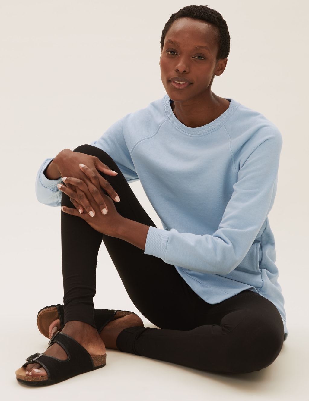 Cotton Rich Longline Sweatshirt | M&S Collection | M&S