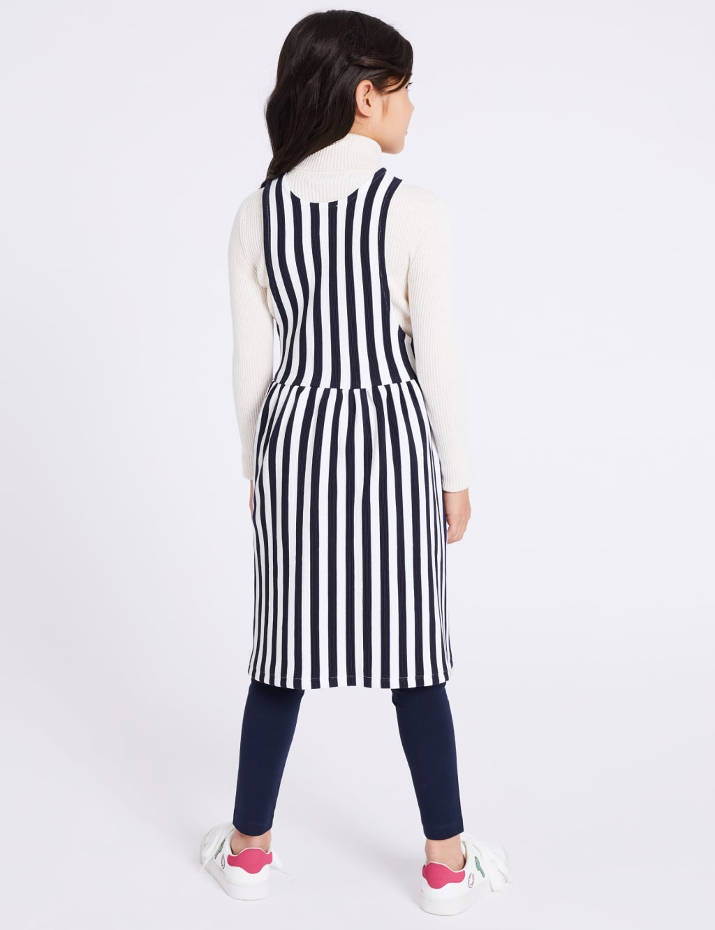 Cotton Rich Pinny Dress (3-16 Years) | M&S