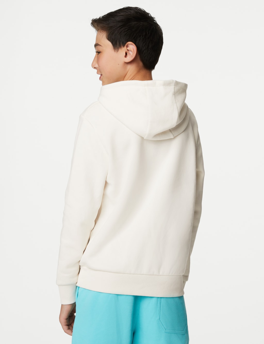 Cotton Rich Plain Hoodie (6-16 Yrs) | M&S Collection | M&S