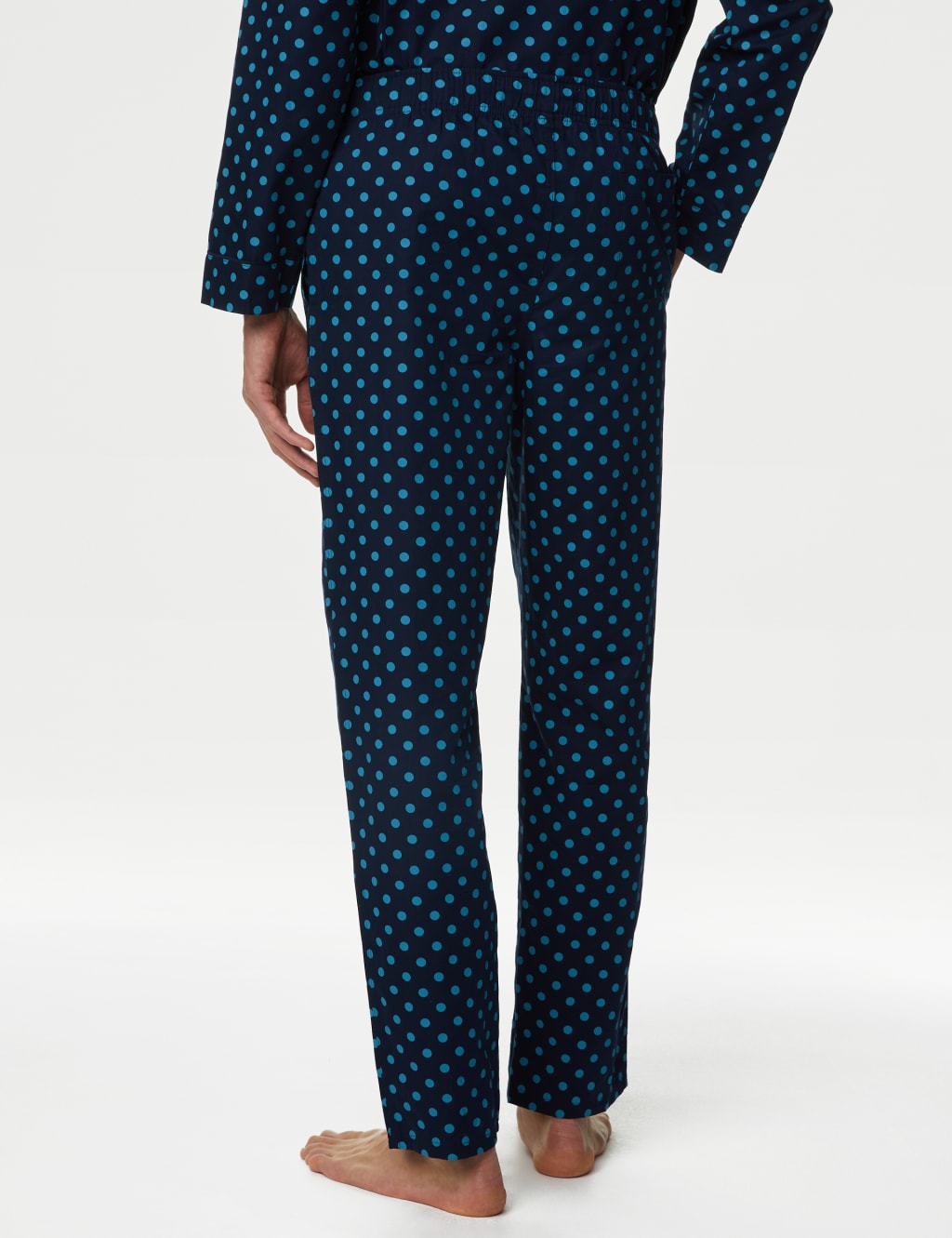Cotton Rich Polka Dot Pyjama Bottoms | Autograph | M&S