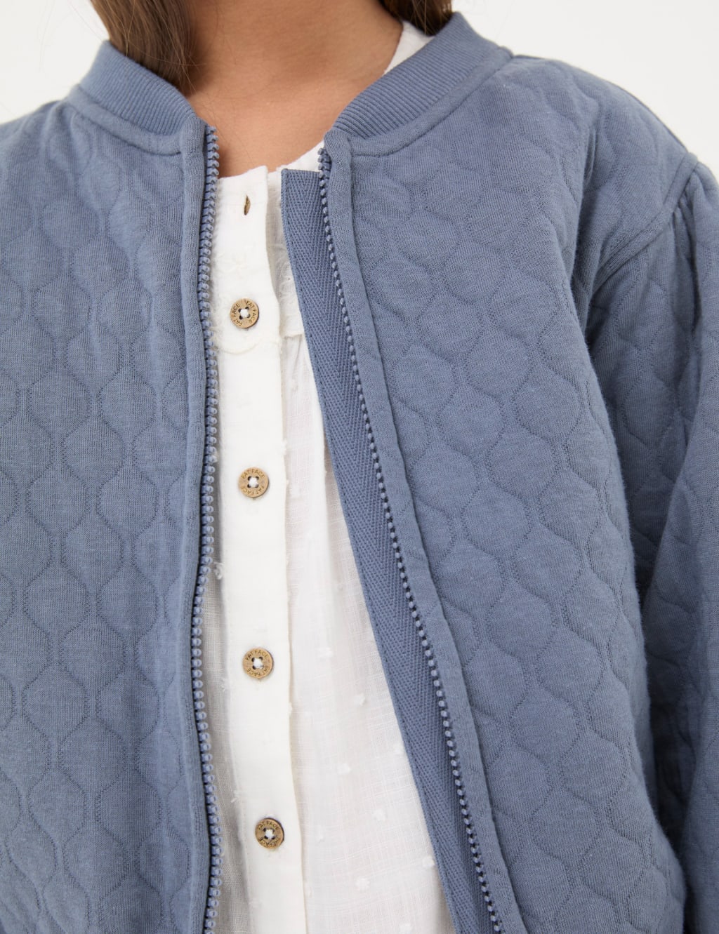 Cotton Rich Quilted Bomber Jacket (3-13 Yrs) | FatFace | M&S
