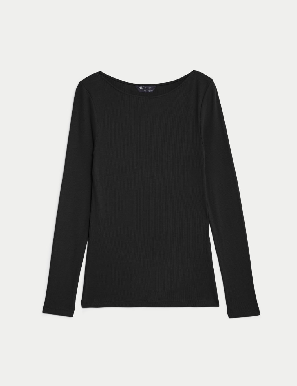 Cotton Rich Ribbed Slim Fit Top | M&S Collection | M&S