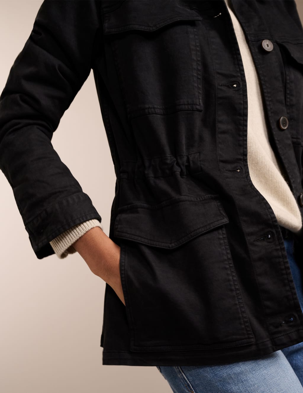 Cotton Rich Utility Jacket | BAUKJEN | M&S