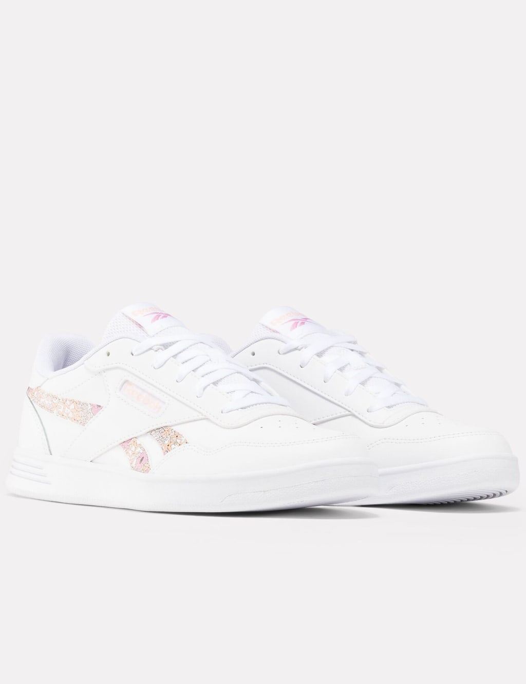 Court Advance Leather Lace Up Trainers | Reebok | M&S