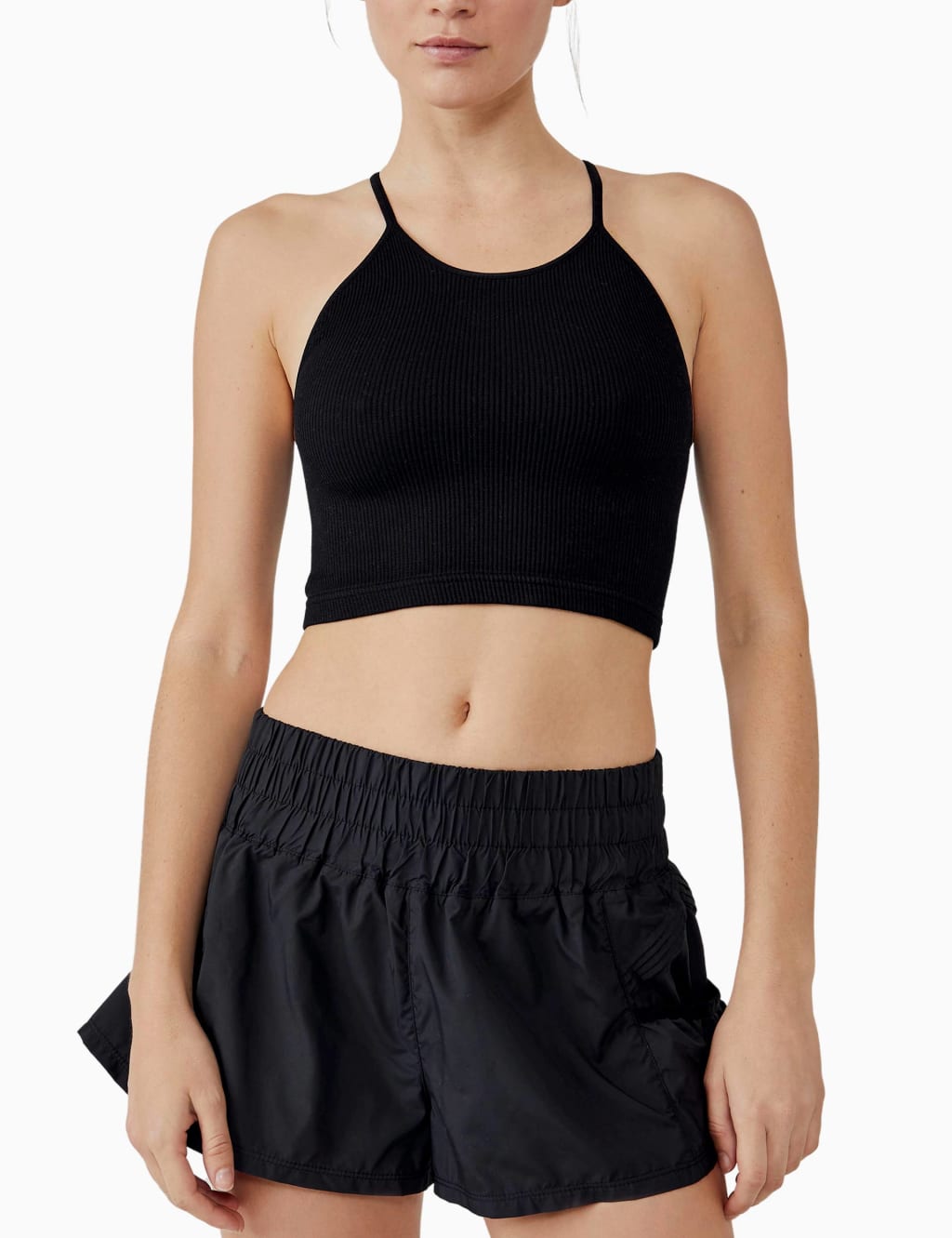 Crew Neck Running Crop Top | FP Movement | M&S