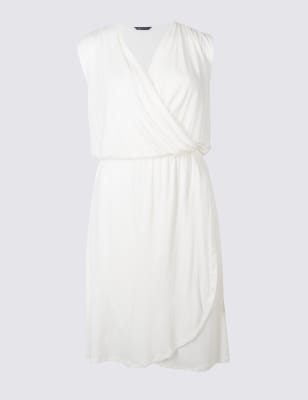 Cross Over Wrap Dress | M&S Collection | M&S