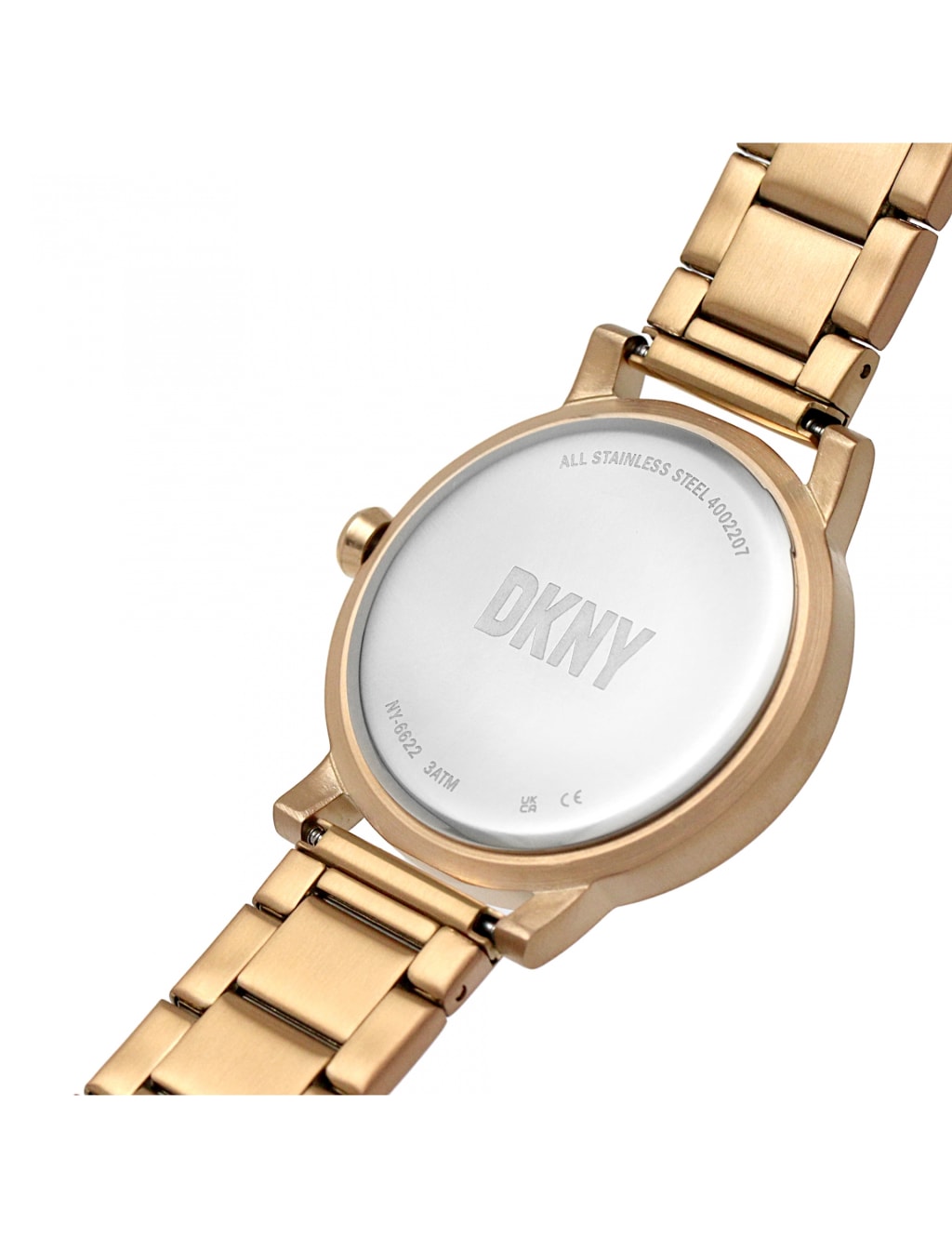 DKNY 7th Avenue Rose Gold Stainless Steel Watch | DKNY | M&S