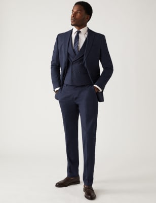 Tailored Fit Italian Linen Miracle™ Suit | M&S