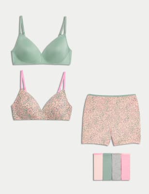 2pk Padded First Bras Set | M&S