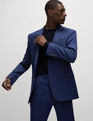 Regular Fit Stretch Suit | M&S US